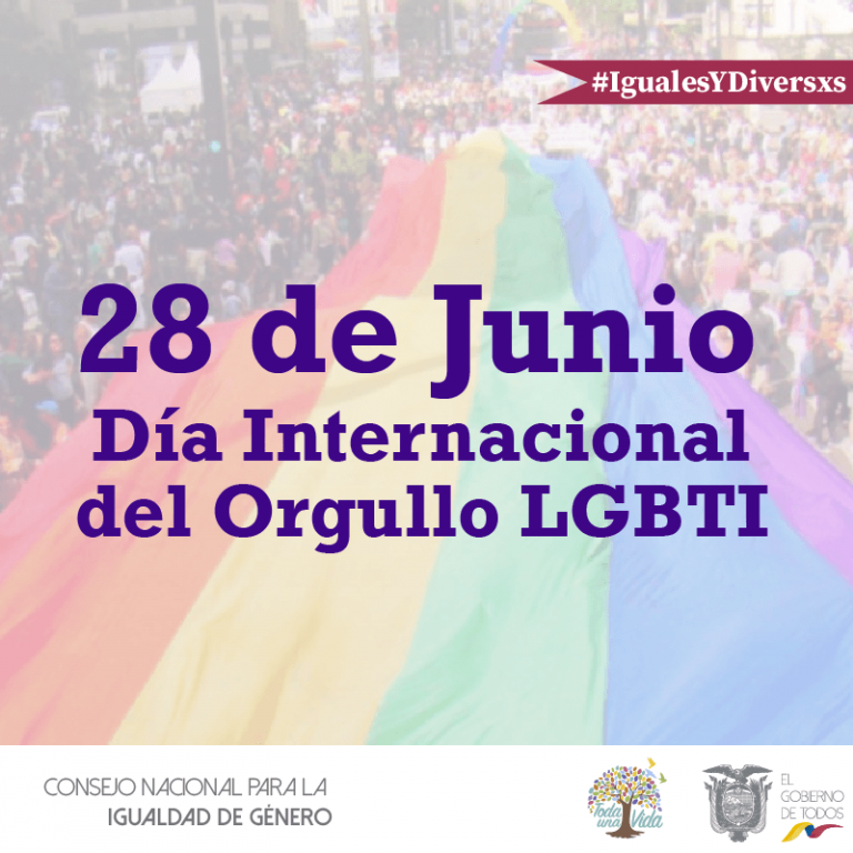 28 de Junio Día Internacional del Orgullo LGBTI – Consejo Nacional para ...