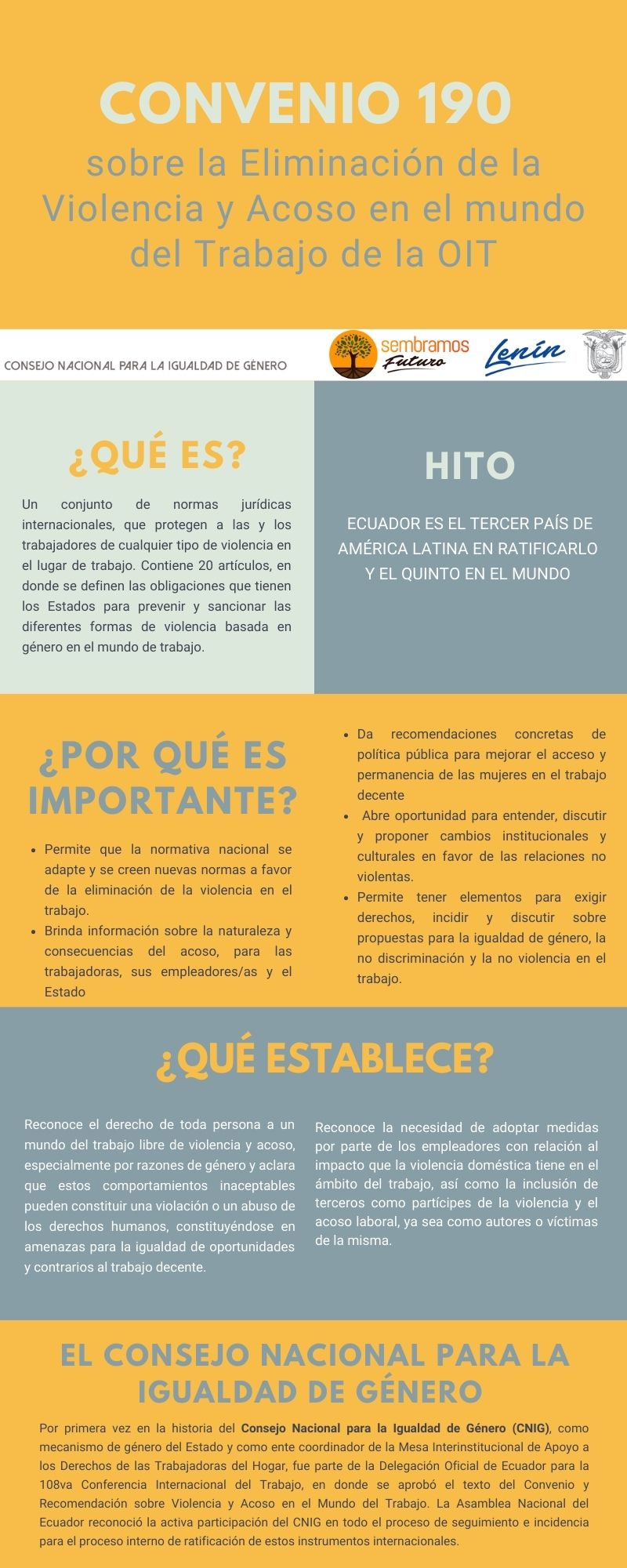 ¿Qué es el Convenio 190 y por qué es importante? – Consejo Nacional ...